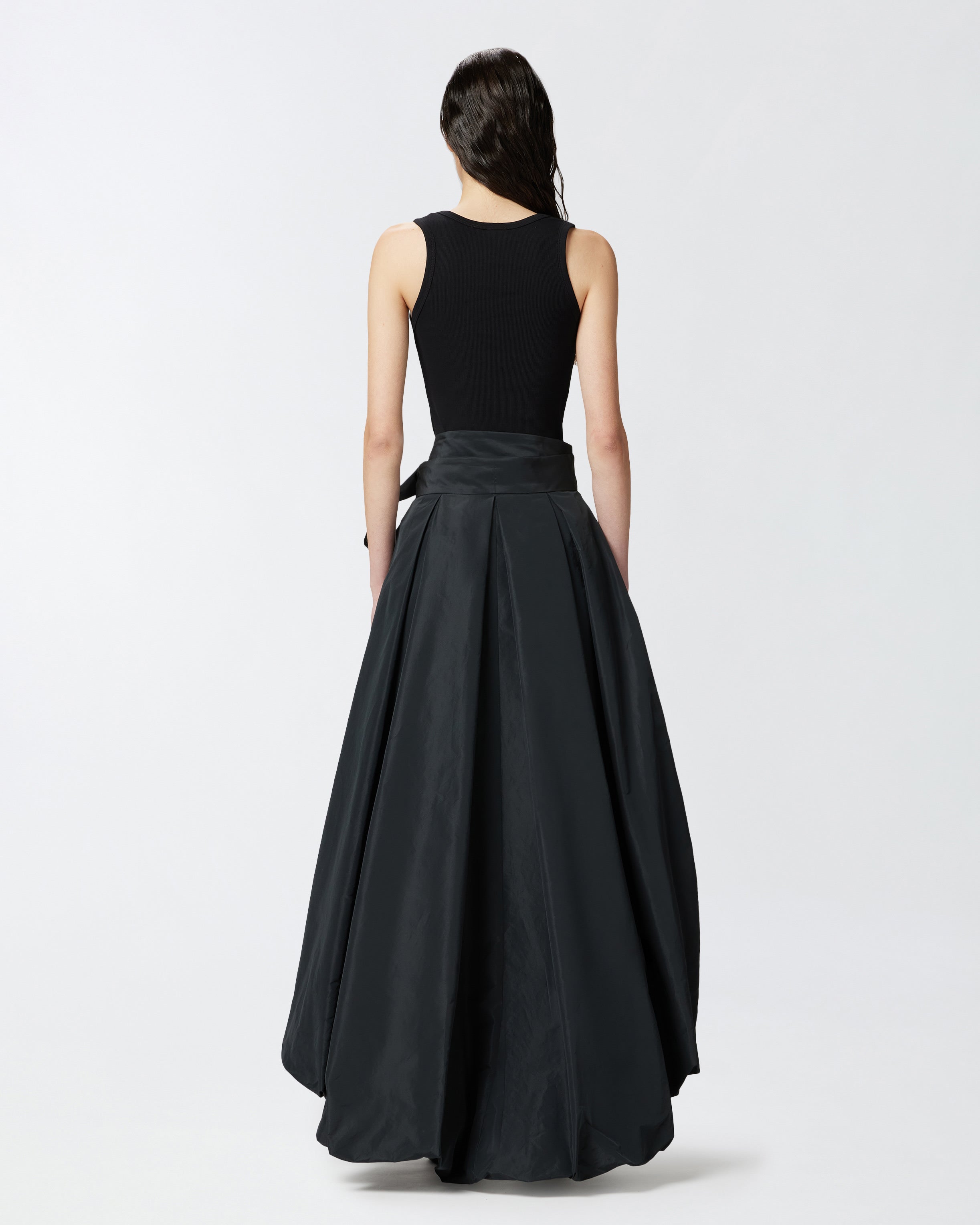 Ribbed vest top with birds logo | Pinko