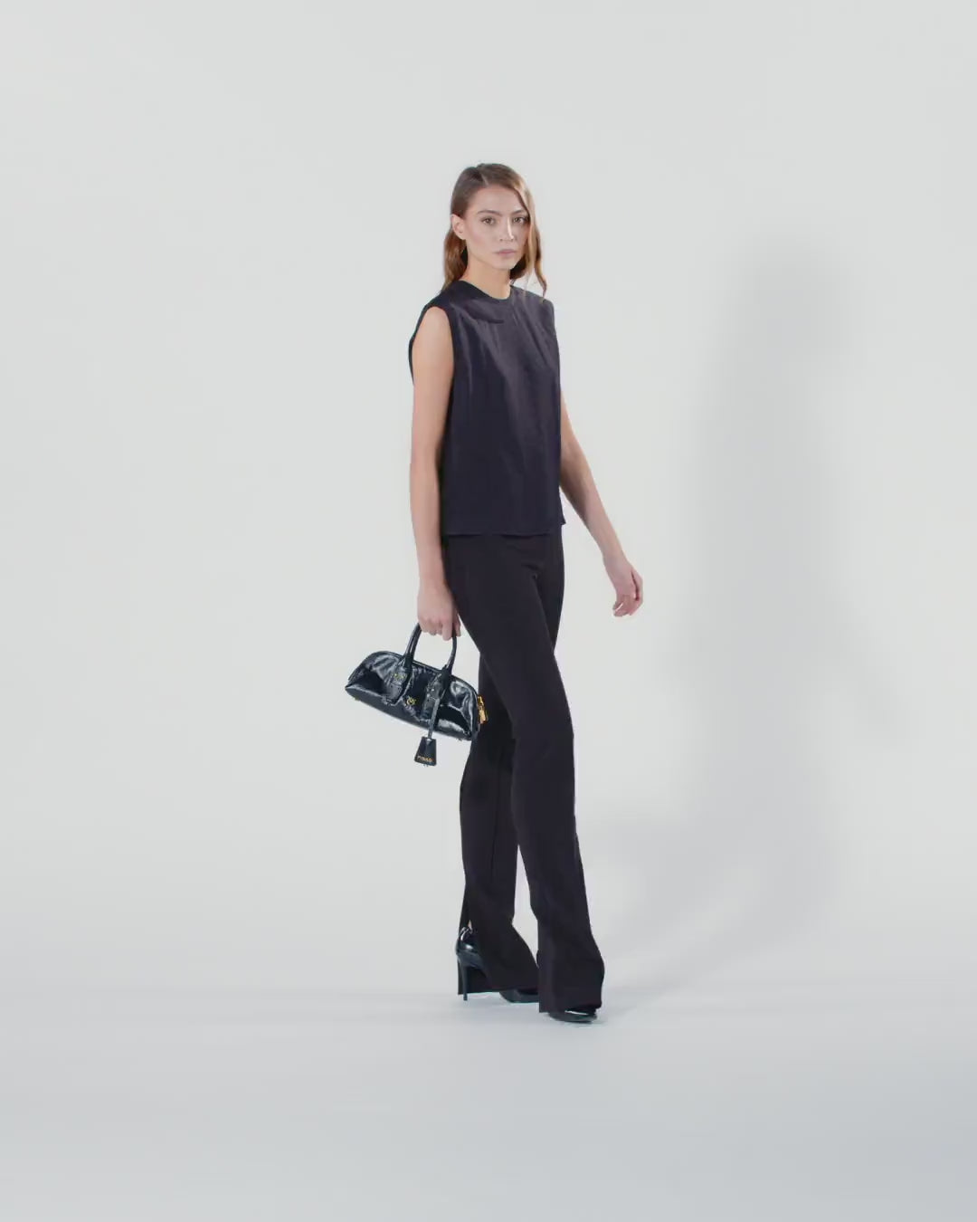 Viscose jacquard top | Pinko